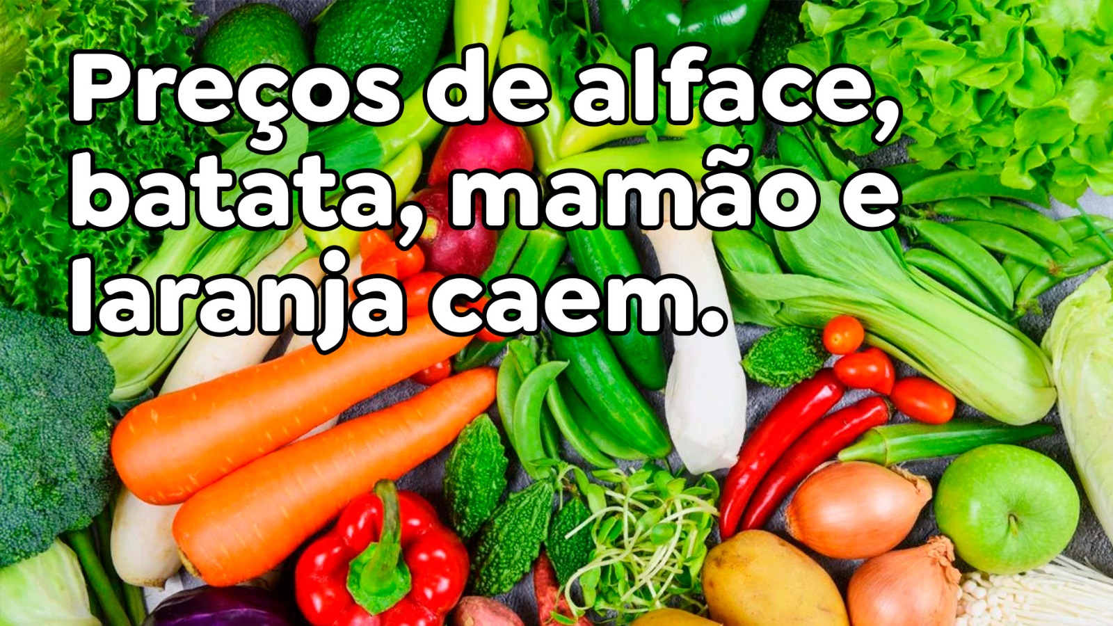 Preços de alface, batata, mamão e laranja caem - Paracatu Rural